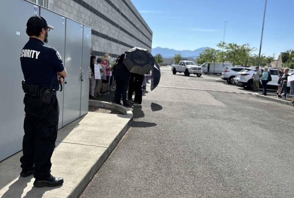 Angered over Selection of Inexperienced Election Official, Protesters ...